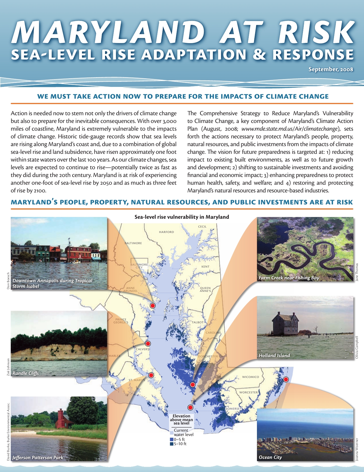 Maryland at Risk: Sea-level rise adaptation & response | Publications ...