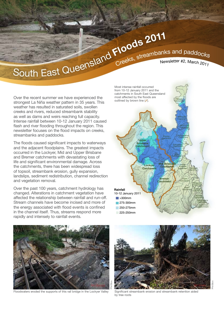 South East Queensland Floods 2011 | Publications | Integration and ...