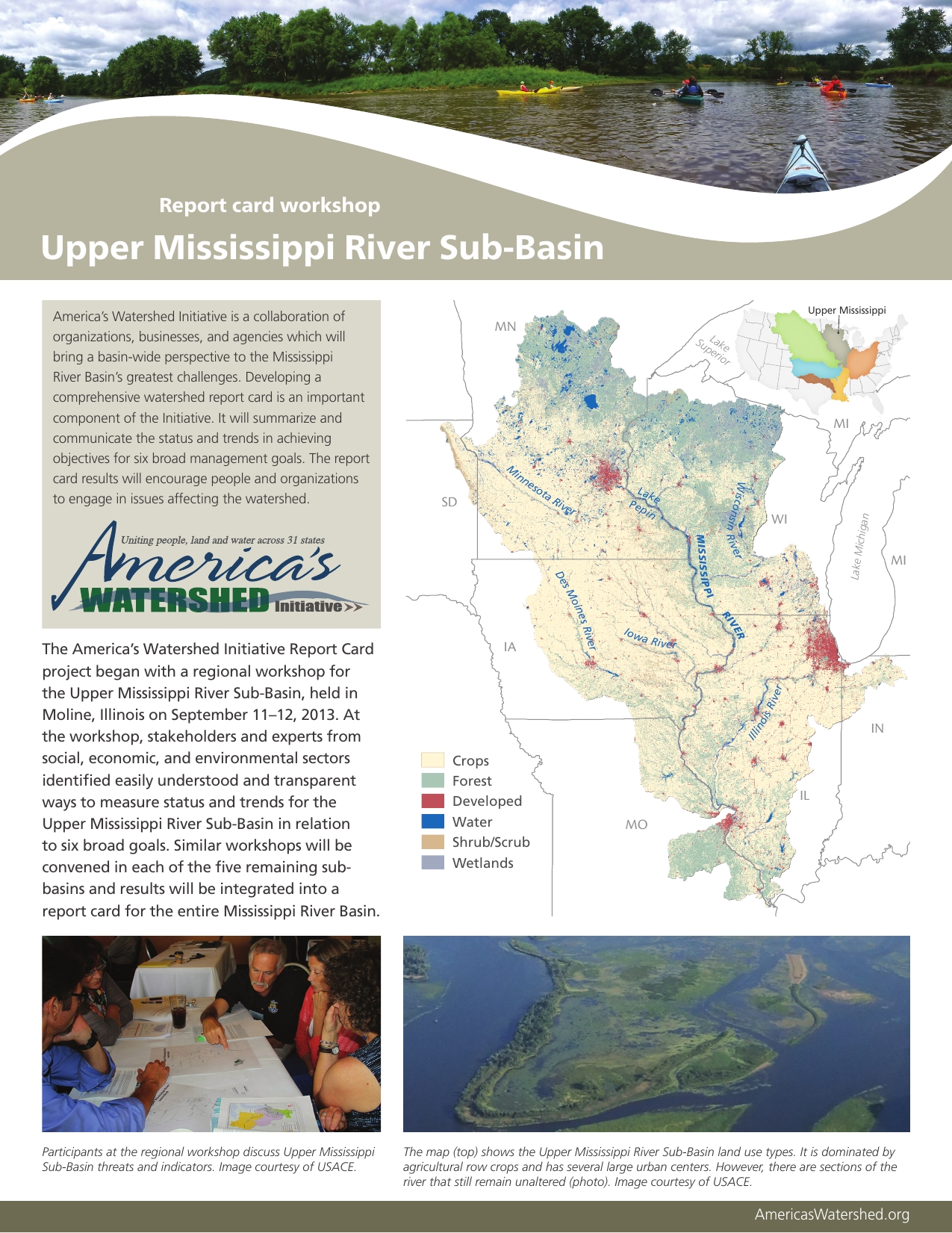 Upper Mississippi River Sub-Basin report card workshop newsletter ...