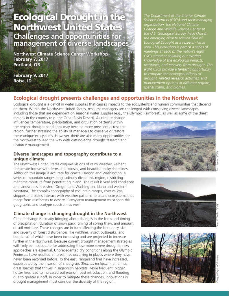 Ecological Drought in the Northwest United States | Publications ...