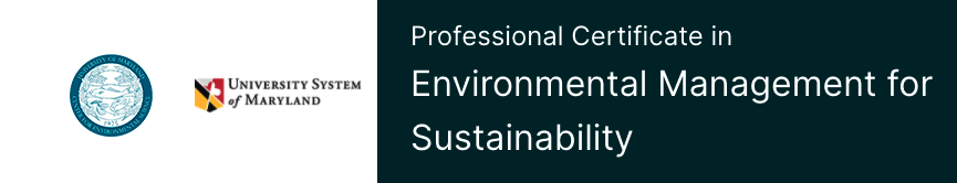 Professional certificate opportunity and environmental management ...
